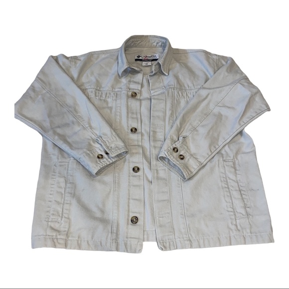 Columbia | Jackets & Coats | Cream Columbia Canvas Work Jacket | Poshmark